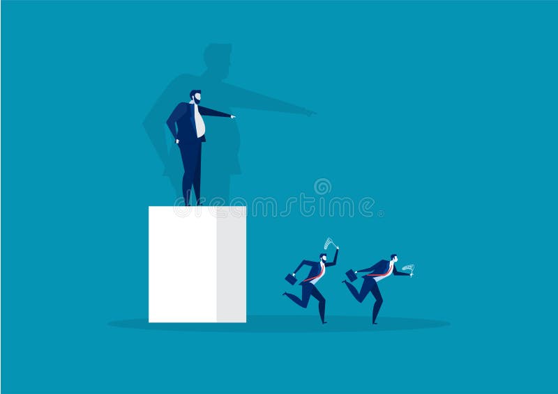 Boss Man Pointing stock vector. Illustration of finance - 32236142