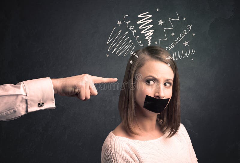 Boss pointing at employee stock photo. Image of leader - 98592110