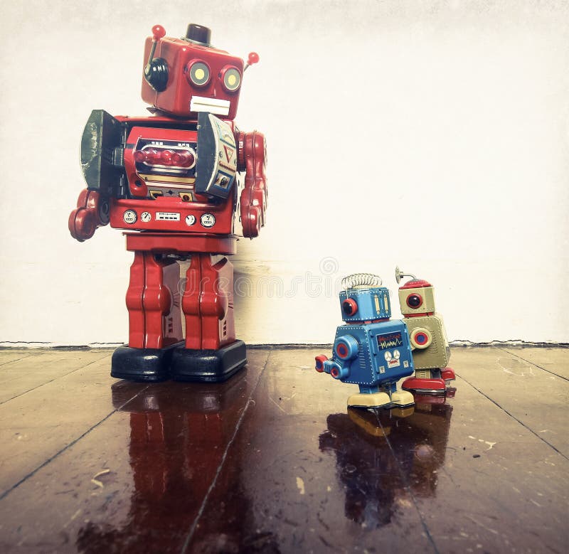 Boss robot told off stock photo. Image of arguing, boss - 106014744