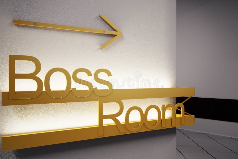 Boss room stock illustration. Illustration of boss, place - 84591495