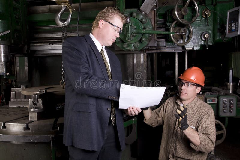 Boss scares worker stock photo. Image of boss, scared - 13958950