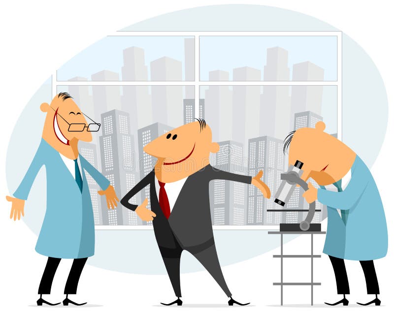 Big scientific experiment stock vector. Illustration of design - 73750226