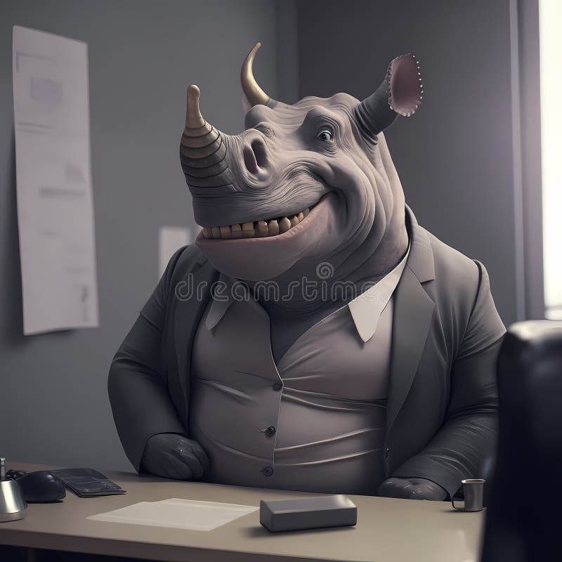 Boss Screaming at the Desk Businessman in the Office Boss Screaming ...