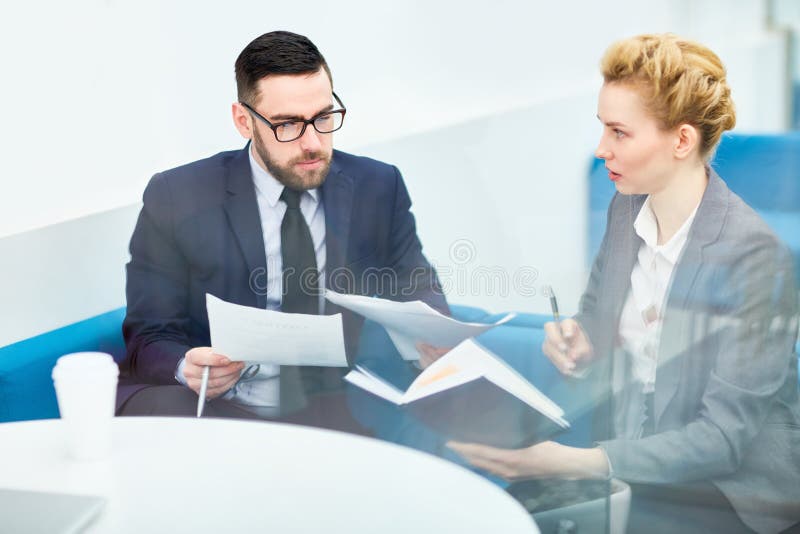 Boss and secretary stock photo. Image of project, employee - 93205004