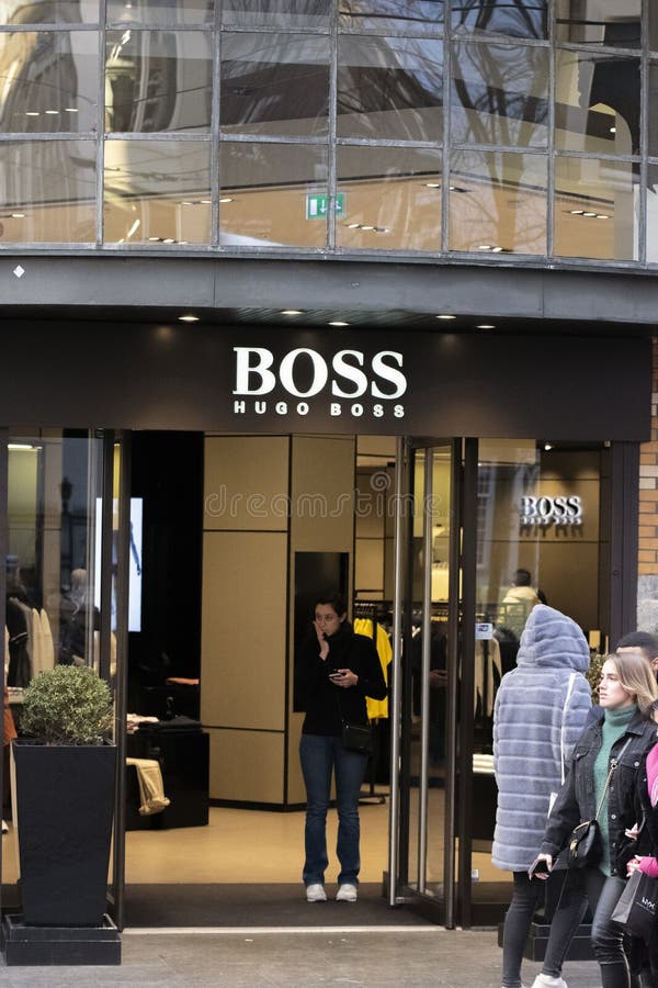 Boss Shop at Amsterdam the Netherlands 2019 Editorial Stock Photo ...