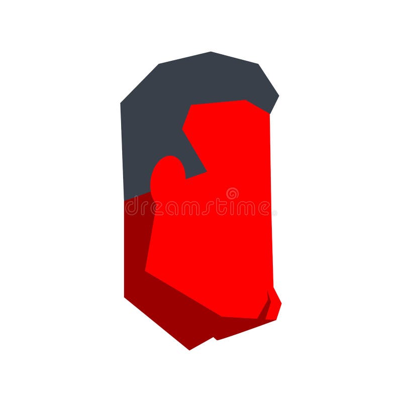 Boss Smooth Face Tsign Icon Isolated. Vector Illustration Stock Vector ...