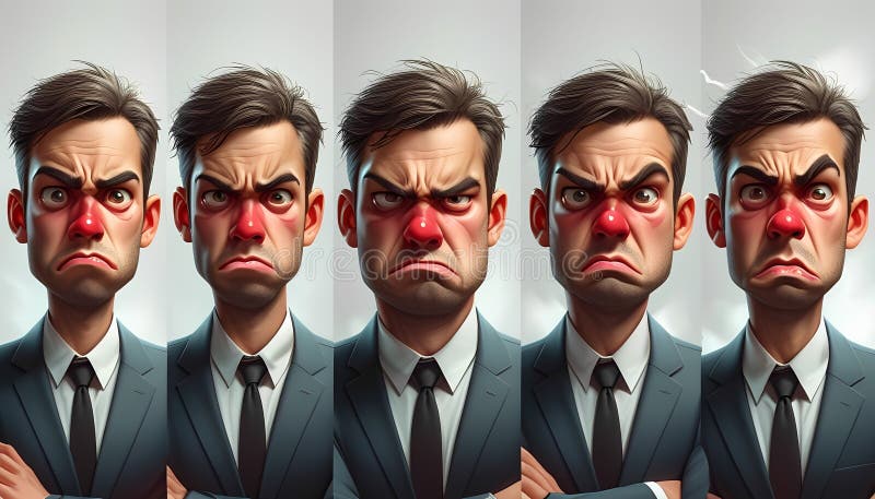 Boss in a State of Anger and Frustration. Generative AI Stock ...