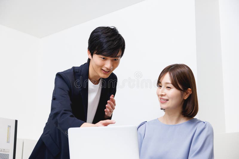 Boss and subordinates stock photo. Image of working - 282468502