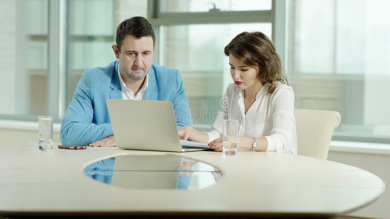 Boss Talking To His Assistant Stock Video - Video of male ...