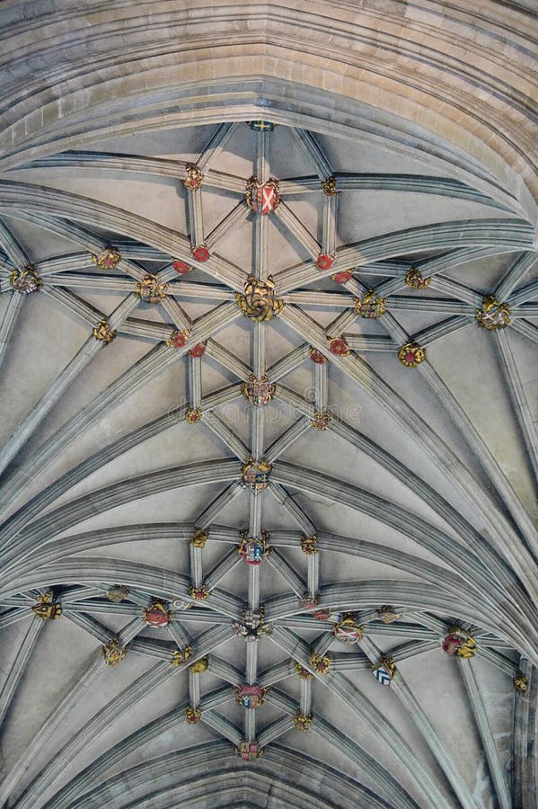 Boss on the vault ceiling stock photo. Image of cathedral - 12780660