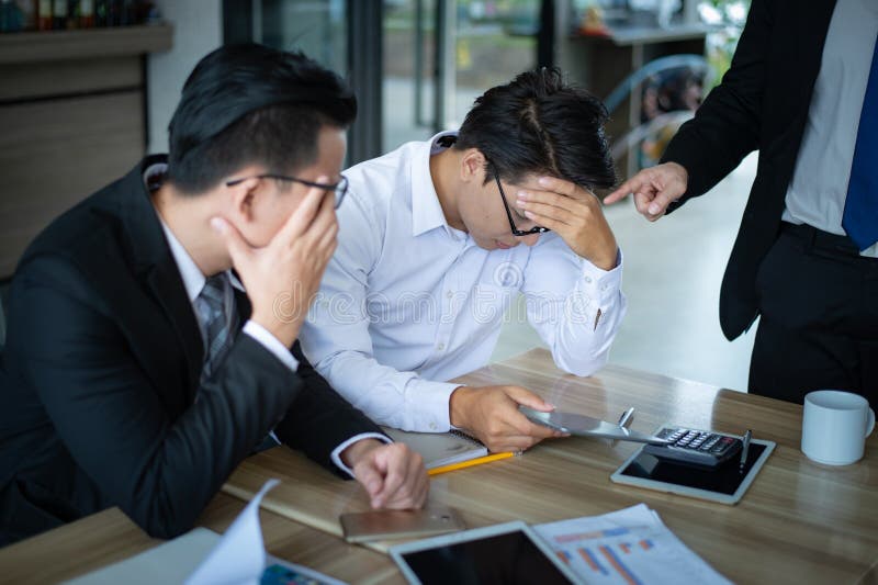 Boss is Very Angry and Shouted To Employee for Reported Sales Decrease ...