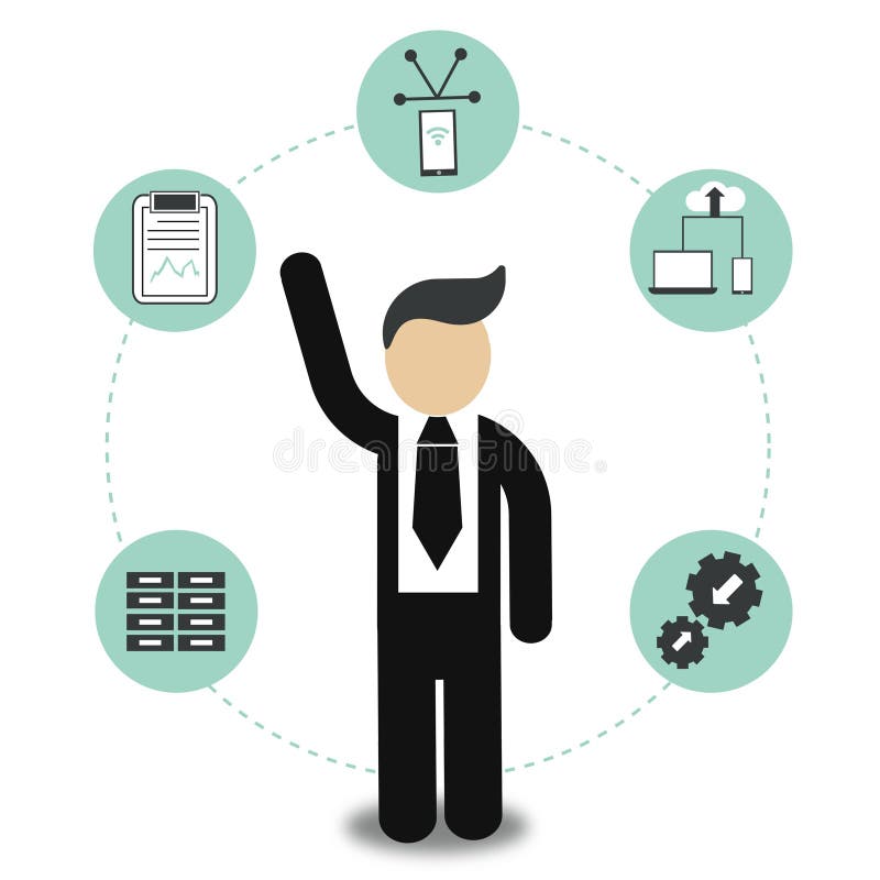 Boss Vs Leader Diffrences in Leadership Stock Illustration ...