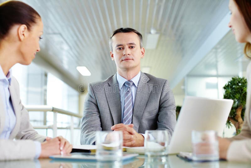 Boss at work stock photo. Image of elegant, caucasian - 30953554