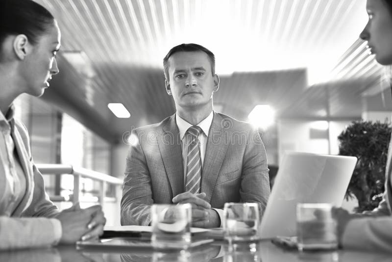 Boss at work stock image. Image of employer, collar, office - 10727107