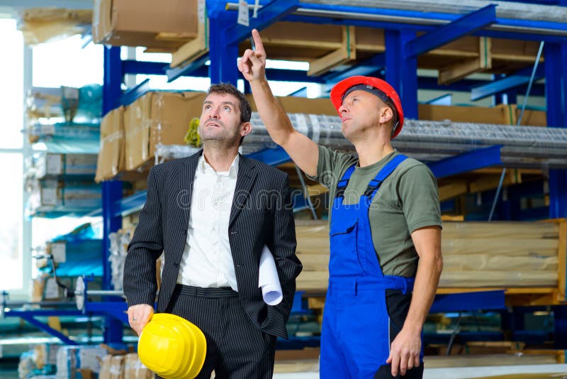 Boss and Worker in Conversation Stock Photo - Image of boss ...
