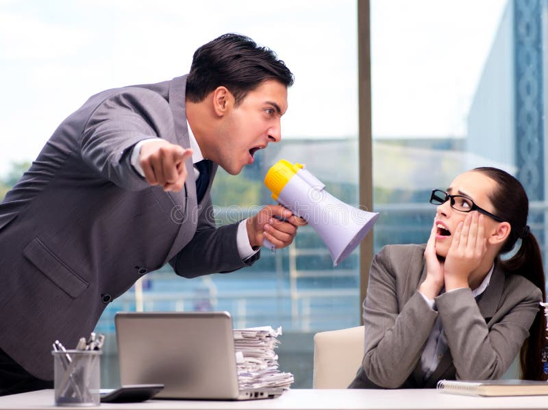 Boss Yelling Team Member Stock Photos - Free & Royalty-Free Stock ...