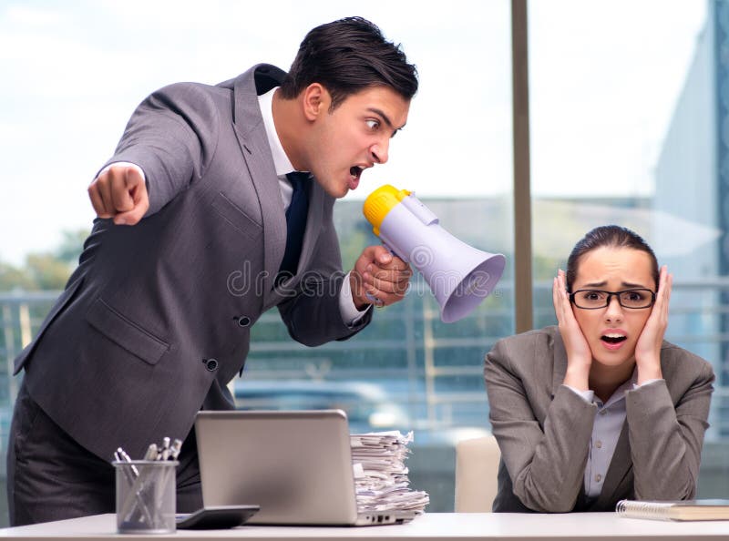 Boss Yelling Team Member Stock Photos - Free & Royalty-Free Stock ...