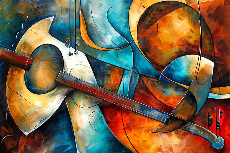 Bossa Nova Music, Abstract Concept Illustration Generative AI Stock ...