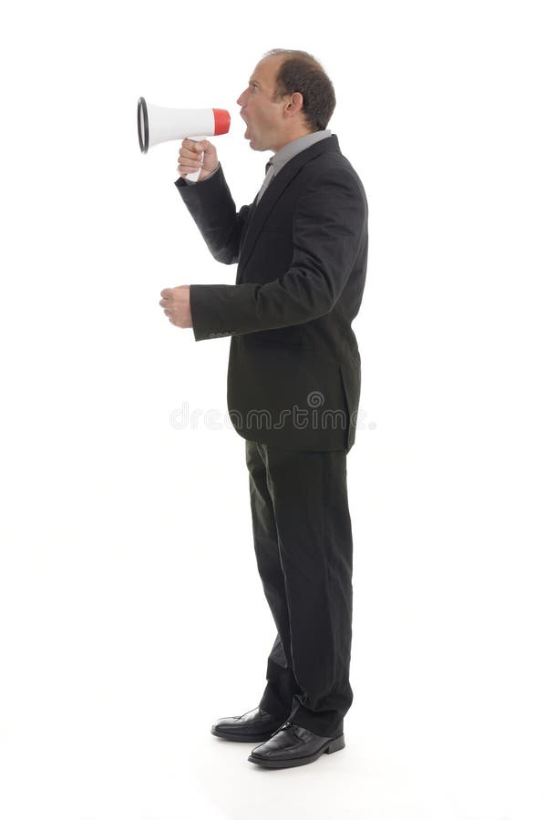 Bossage colérique image stock. Image du disciplinaire - 16613793