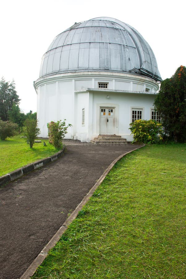 Bosscha Observatory in Indonesia Stock Image - Image of meteorite, high ...
