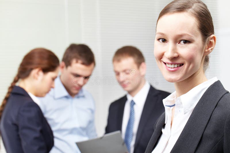 Bossy woman stock image. Image of caucasian, cheerful - 17787805