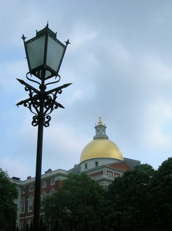 Front Bulfinch Entrance Massachusetts State House Capital Building ...