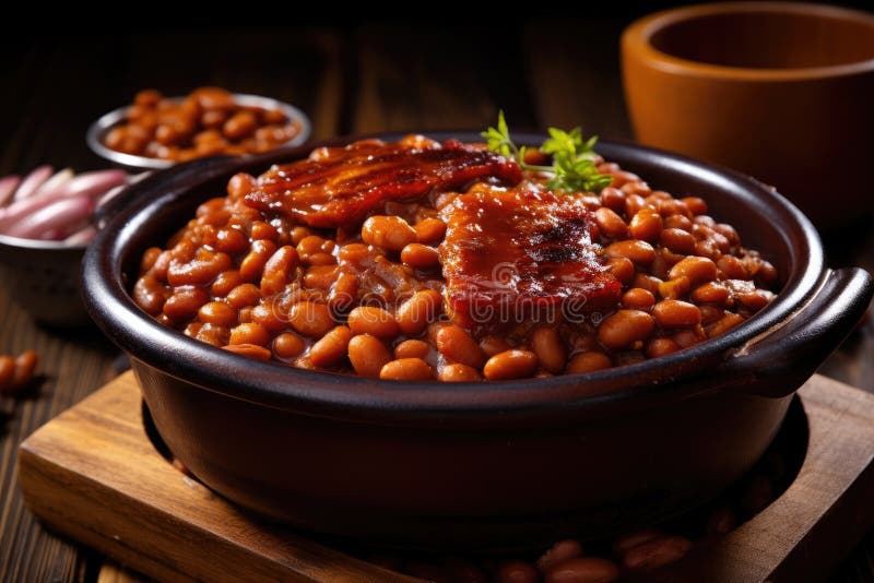 Boston Baked Beans Delicious Food Stock Image - Image of delicious ...