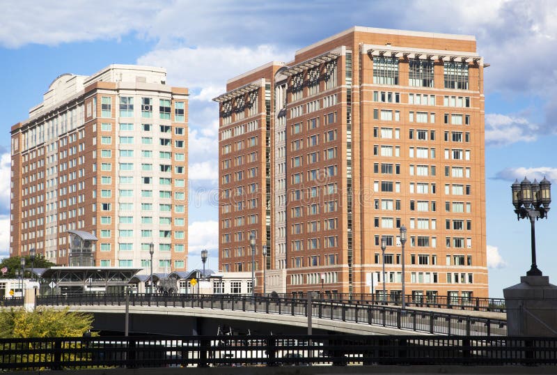 Boston Bridges stock photo. Image of places, modern, massachusetts ...