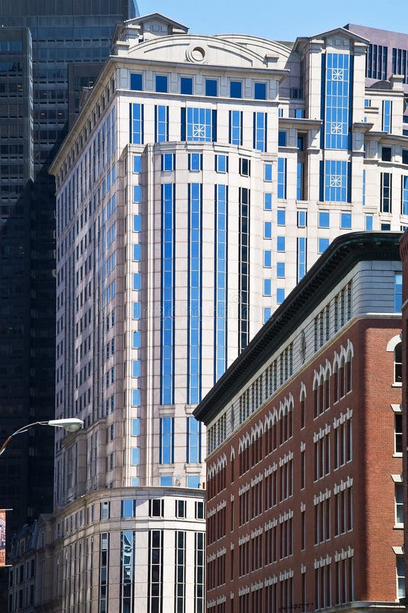 Boston Buildings stock image. Image of tour, glass, architecture - 9519275