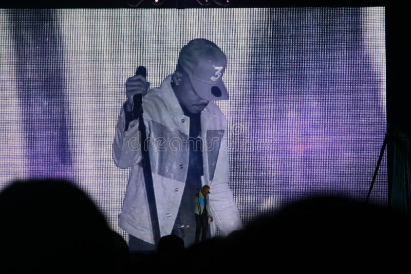 Chance the Rapper in Concert at Boston Calling Editorial Photo - Image ...