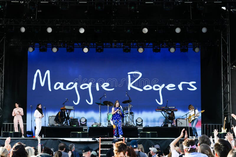 Maggie Rogers in Concert at Boston Calling Editorial Stock Photo ...