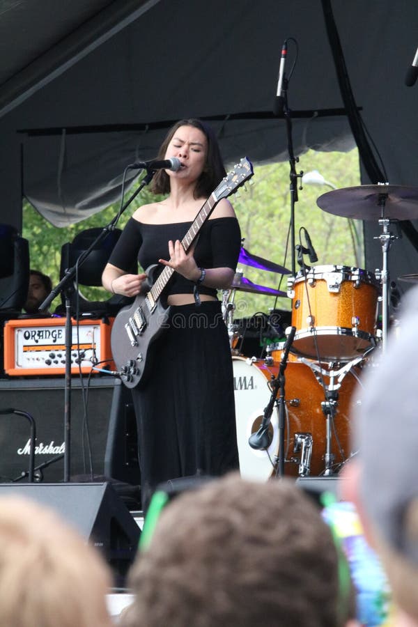 Mitski in Concert at Boston Calling Editorial Photography - Image of ...