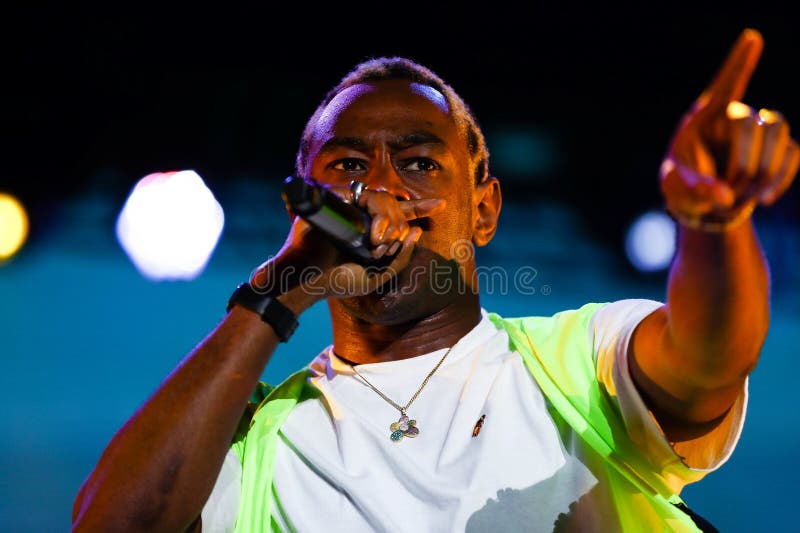 Tyler the Creator in Concert at Boston Calling Editorial Photography ...