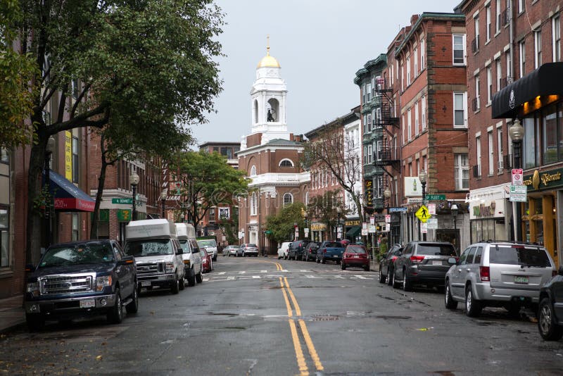 Boston center architecture stock image. Image of house - 19440857