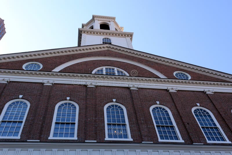 Boston church stock image. Image of west, church, white - 2684167