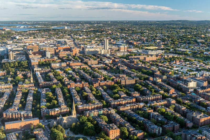 Boston city view stock image. Image of city, highway, above - 6073701
