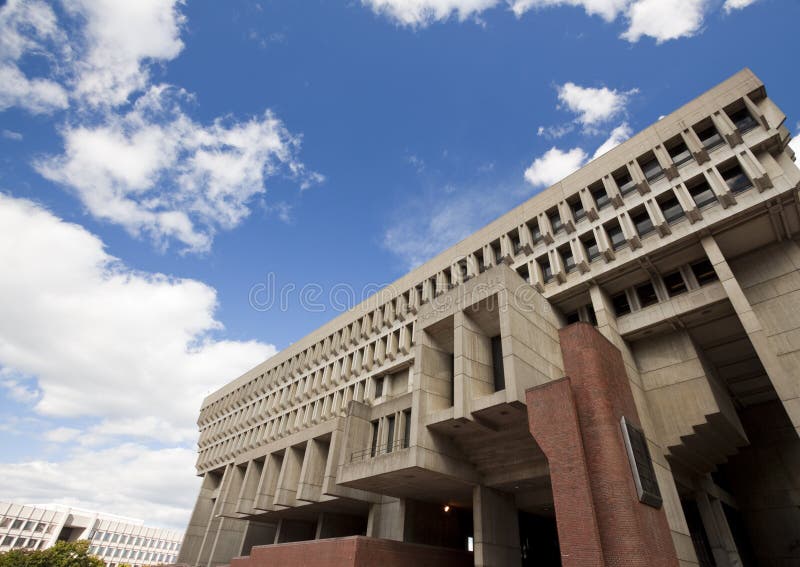 Boston City Hall stock photo. Image of government, building - 12027134