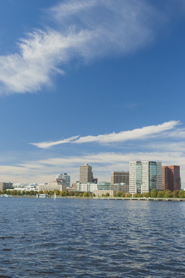 Boston City. Water Line stock image. Image of autumn - 41076377