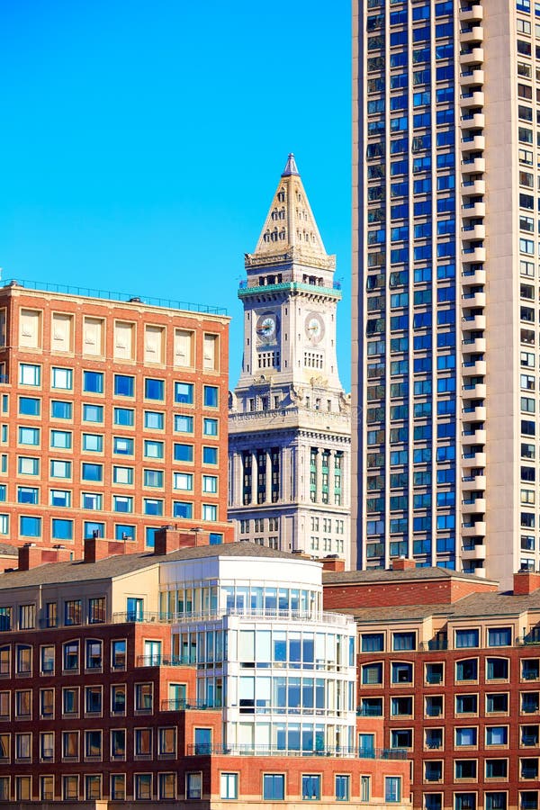 297 Boston Custom House Clock Tower Photos - Free & Royalty-Free Stock ...