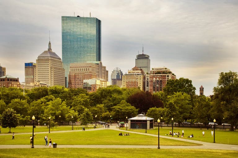 Boston Common editorial image. Image of commerce, cityscape - 9877030