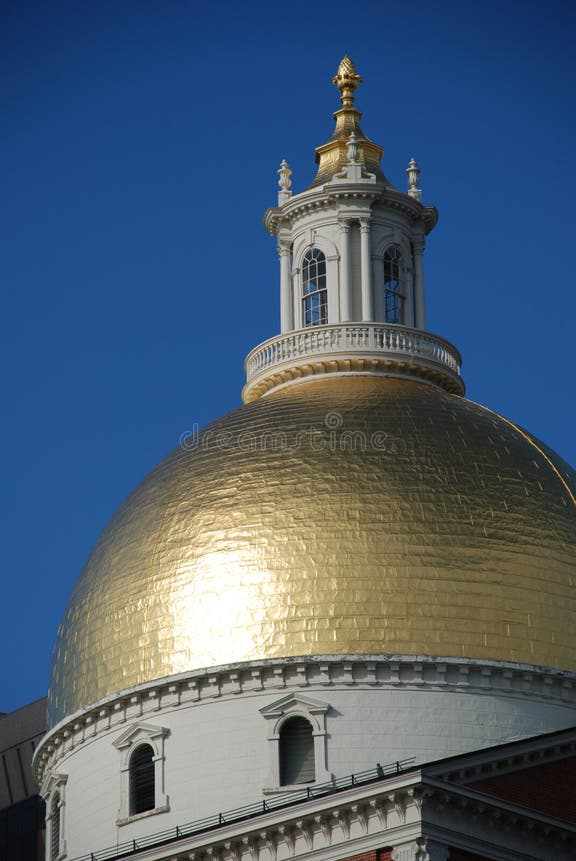 Boston Common Building at Sunset Stock Photo - Image of metal, building ...