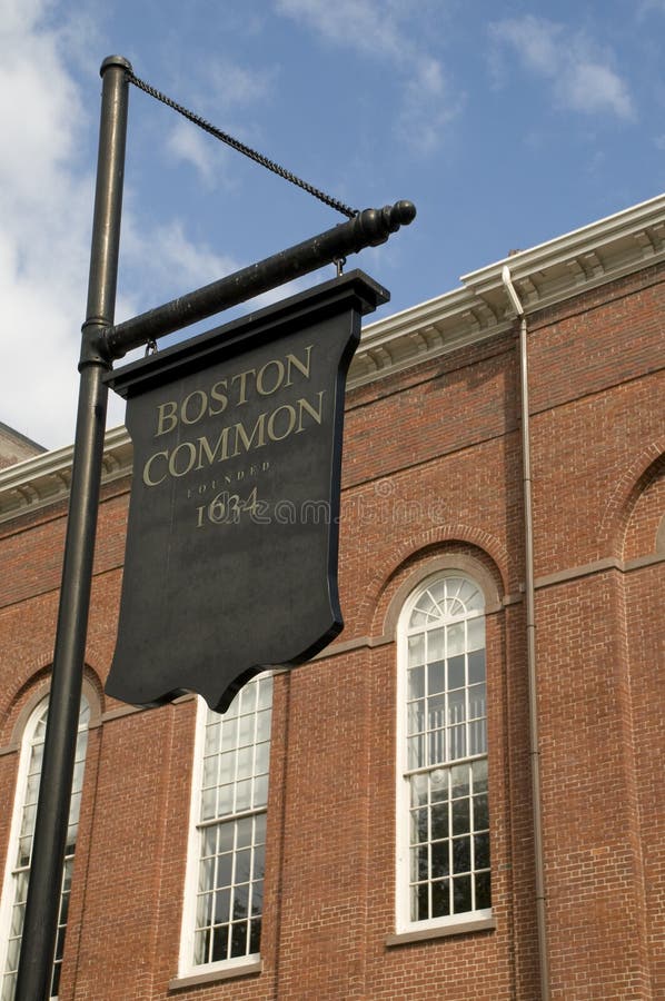 Boston Common Park in Boston Stock Photo - Image of architecture ...