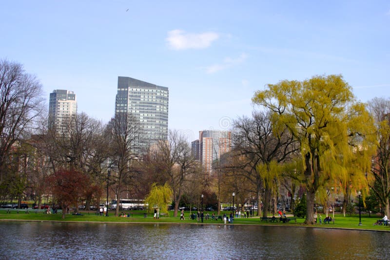 Boston Common and Public Garden, USA Stock Photo - Image of foliage ...