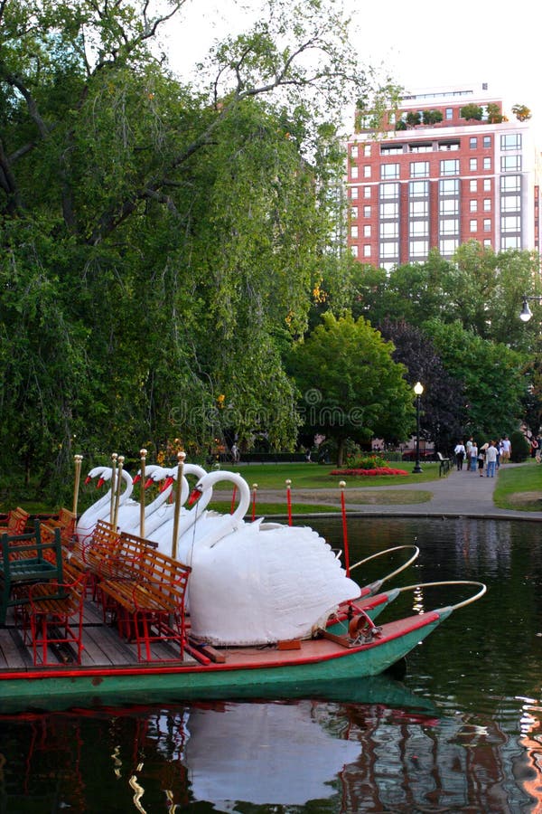 Boston Common and Public Garden, USA Stock Image - Image of holiday ...