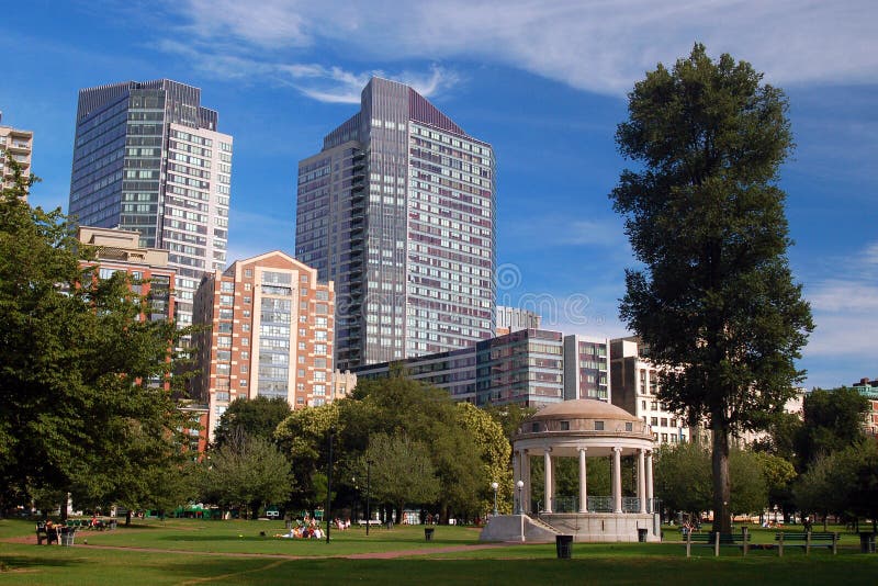 Boston from the Common editorial photo. Image of buildings - 88337506