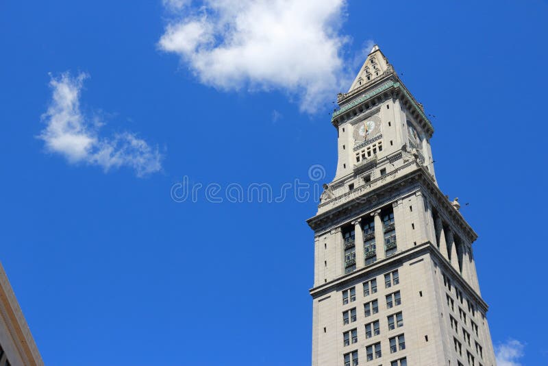 Boston - Custom House Tower Stock Photo - Image of united, skyscraper ...