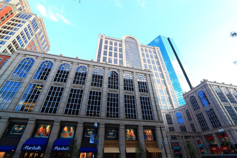 Boston del centro fotografia stock editoriale. Immagine di cityscape ...