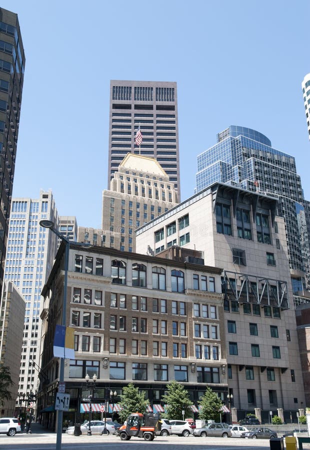 Downtown Boston Architecture Stock Photo - Image of urban ...