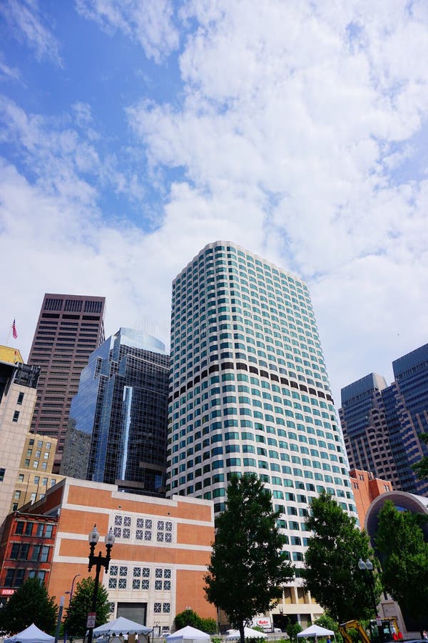 Boston downtown building editorial photo. Image of business - 98703946