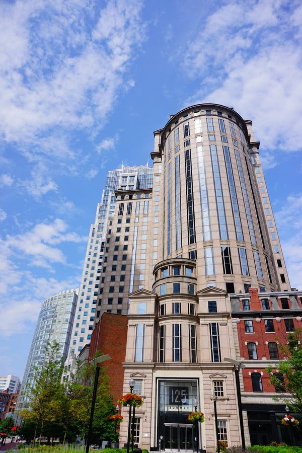 Boston downtown building editorial image. Image of cobble - 98704140